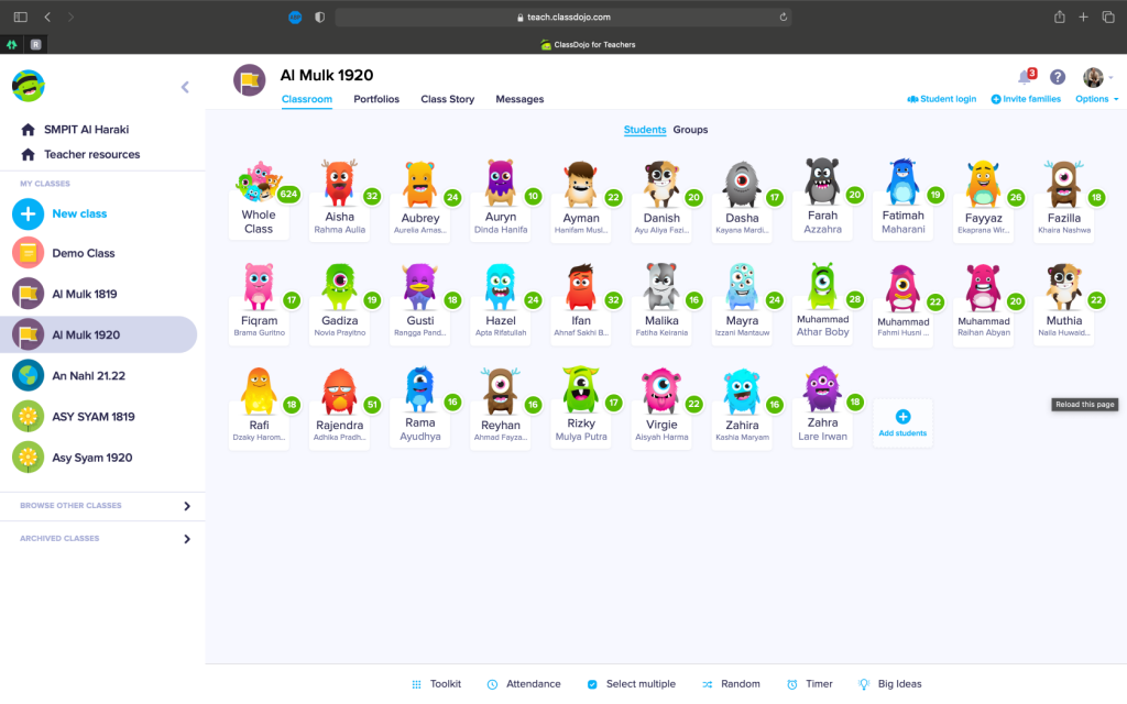 Class Dojo Sebagai Solusi Digitalisasi Pembelajaran Karakter - SMPIT AL ...