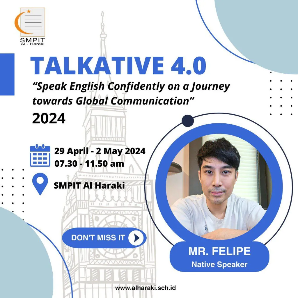 Talkative 4.0: "Fostering English Confidence Among Students" - SMPIT AL ...